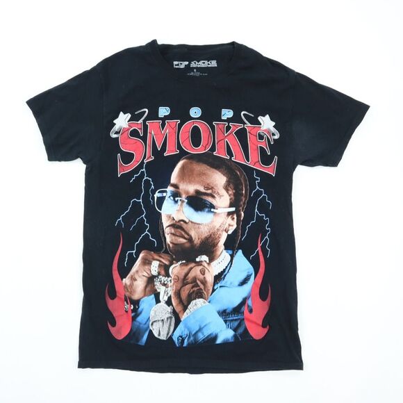 Pop Smoke | Shirts | Pop Smoke Tshirt Thunder Lightning Rap Tee Size S ...